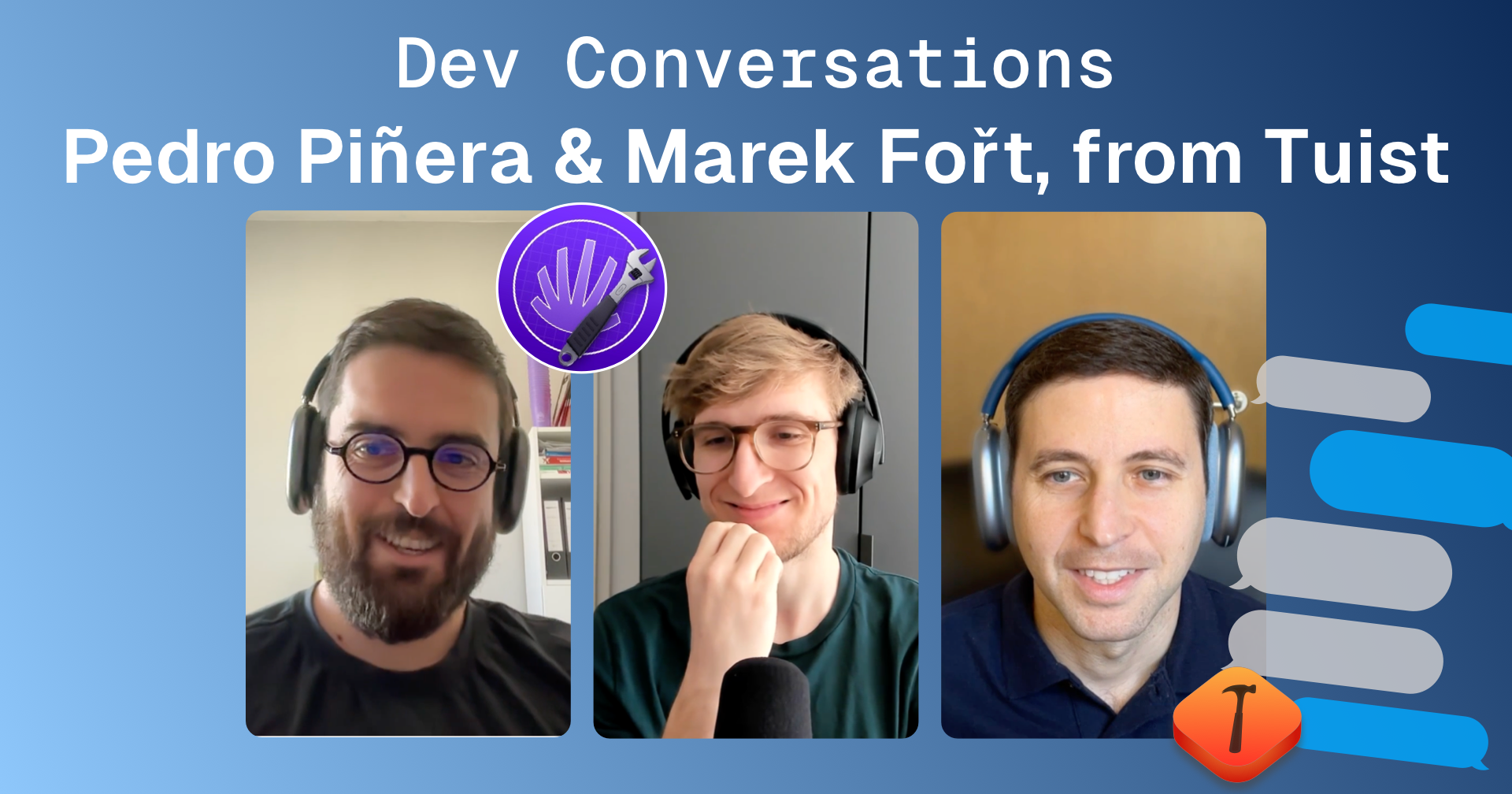 Dev Conversations #8: Pedro and Marek, from Tuist @ SwiftToolkit.dev