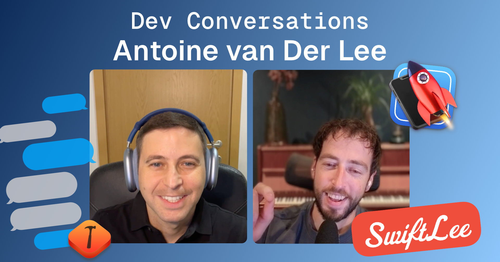 Dev Conversations #14: Antoine van Der Lee @ SwiftToolkit.dev